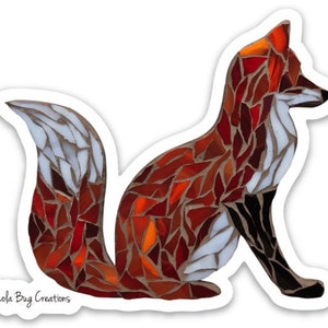 Fox Vinyl Sticker - Etsy