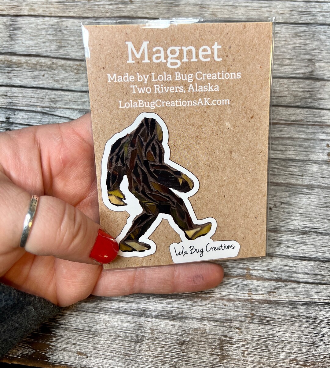 Sasquatch/ Big Foot Magnet - Etsy