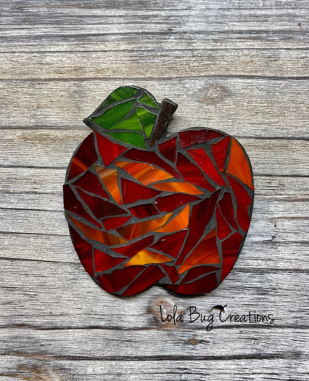 Apple Glass Glass Mosaic - Etsy