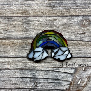 Mini Rainbow -glass Mosaic Magnet - Etsy