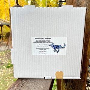 Running Husky Mosaic Kit DIY - Etsy