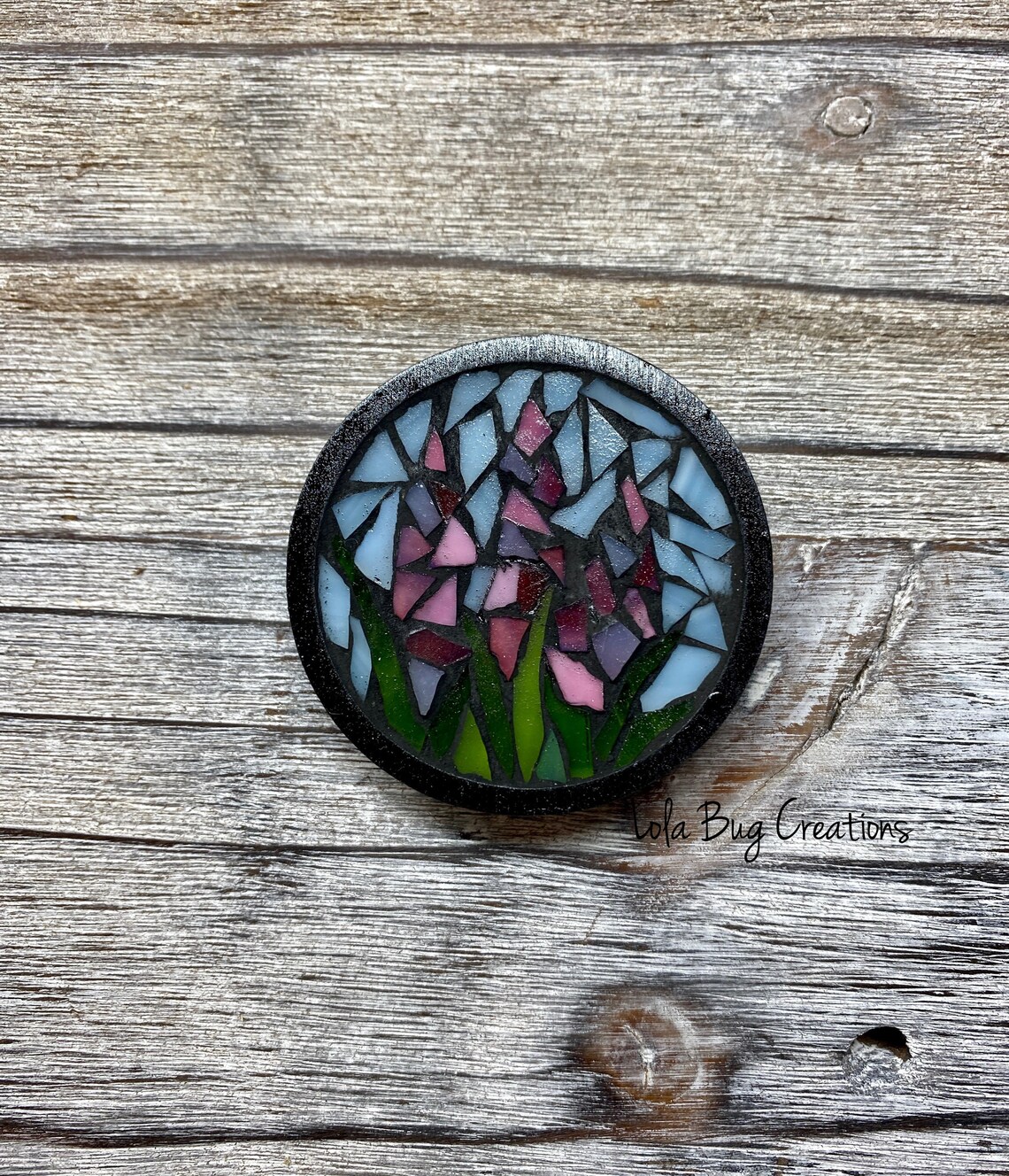 Fireweed Mosaic Glass Magnet - Etsy