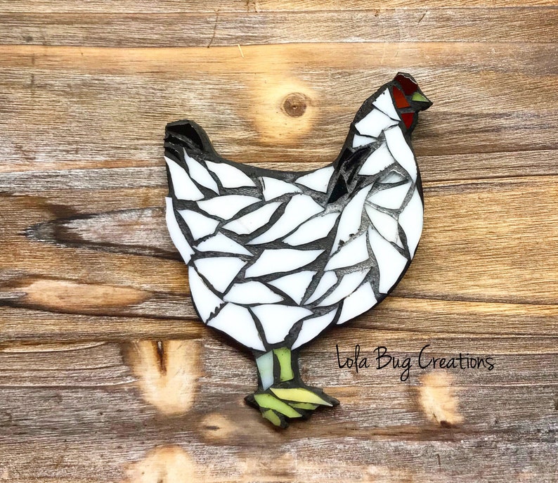Chicken Glass Mosaic - Etsy