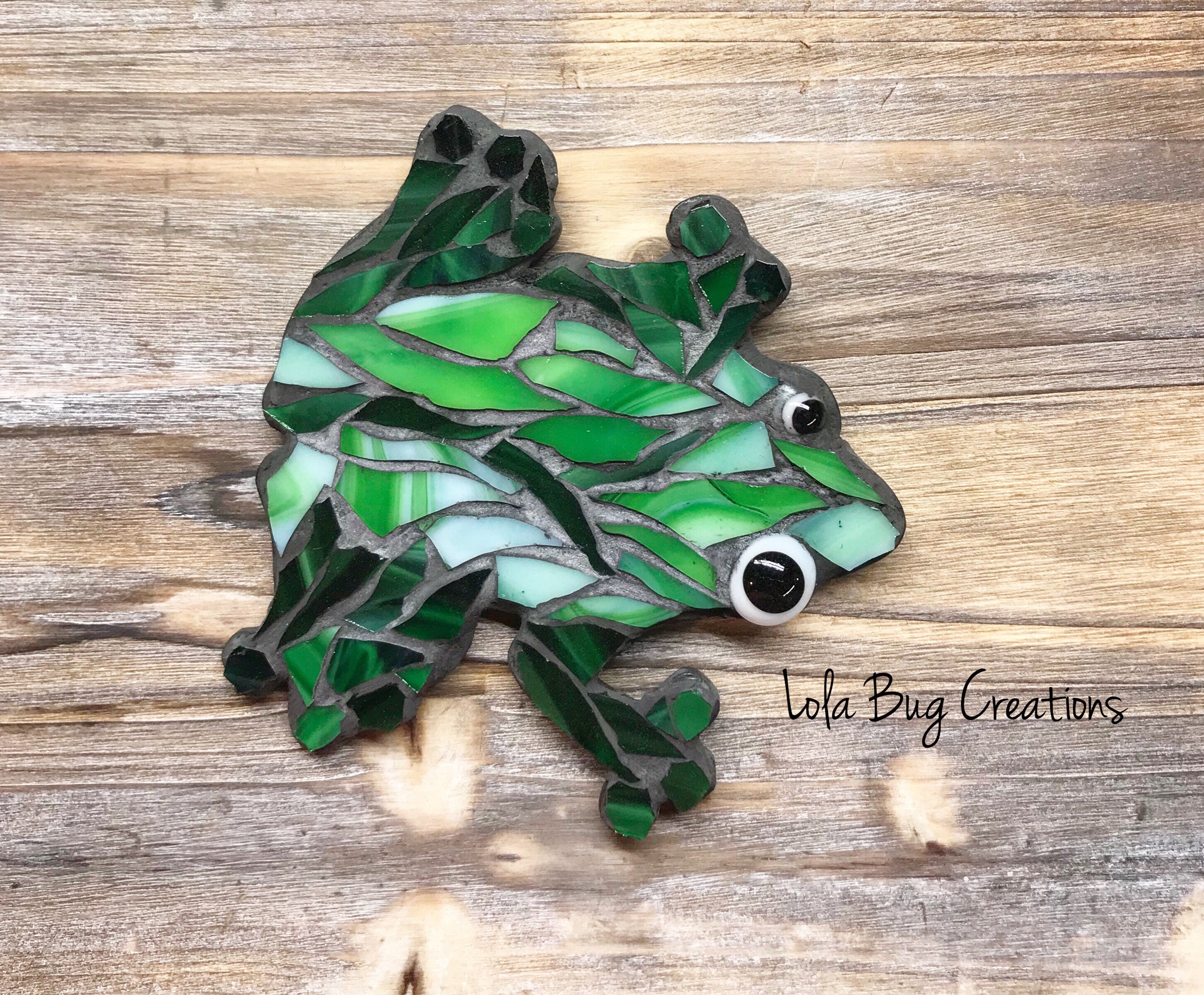 Frog Glass Mosaic | Etsy