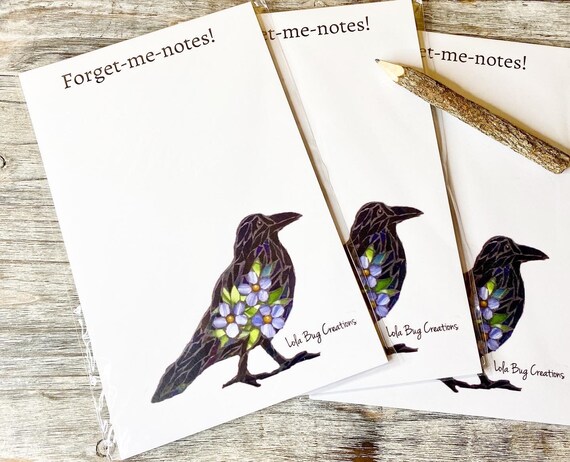 Adorable Forget-me-not forget-me-notes Rave Notepad - Etsy