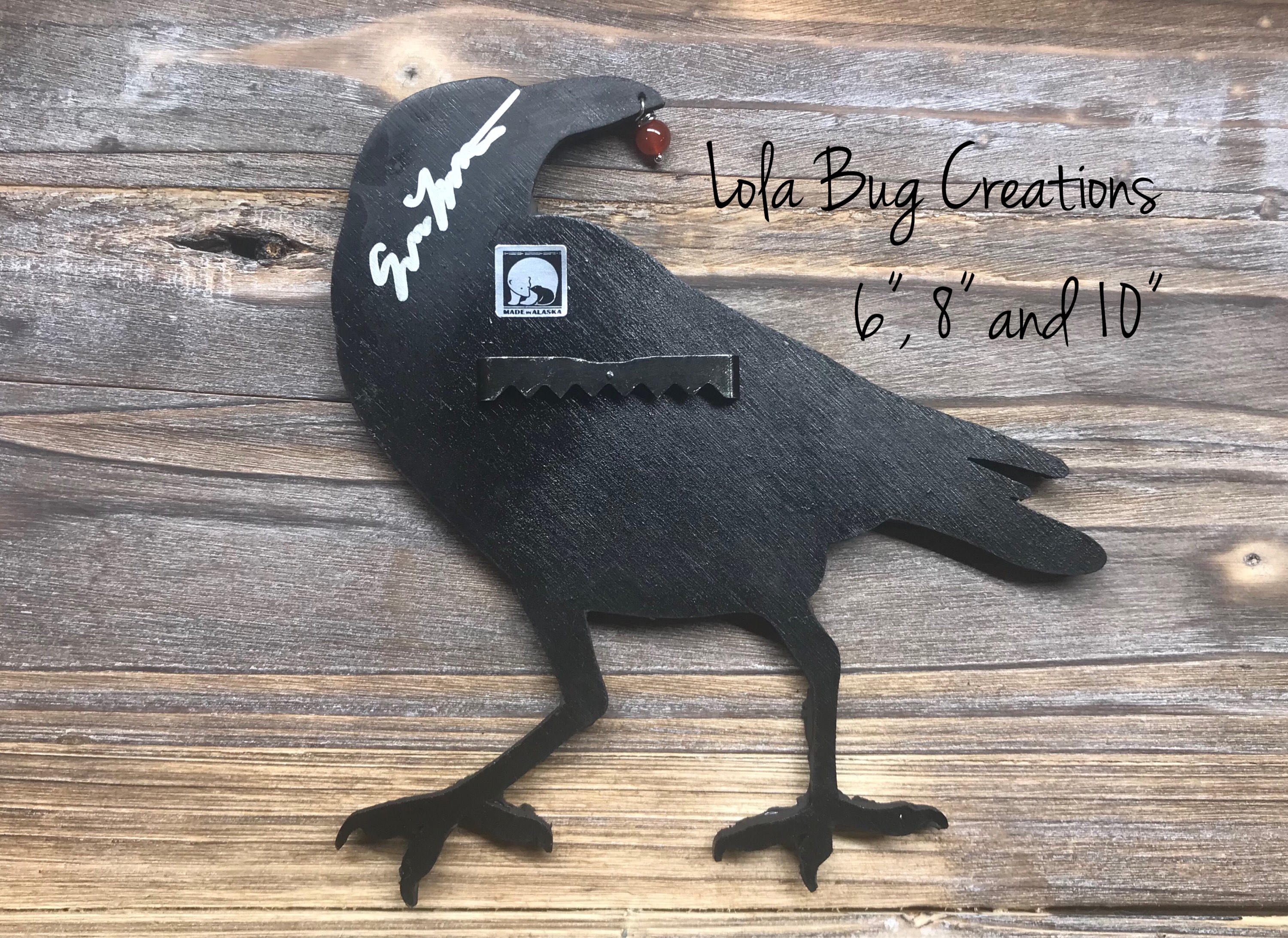 Raven Magnet Glass Mosaic - Etsy