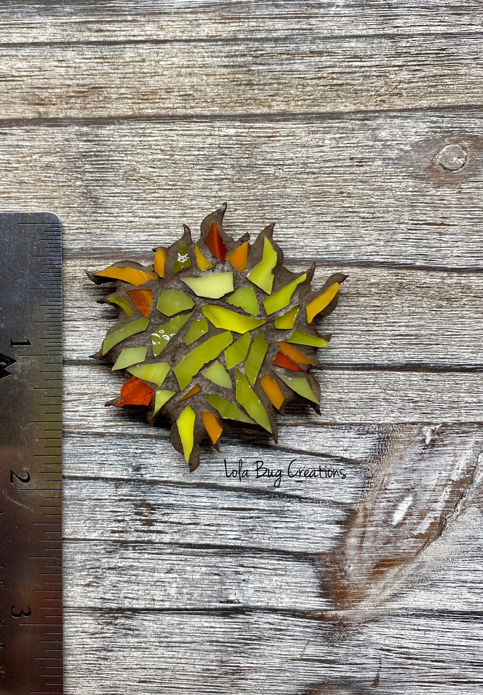 Mini Sun or Moon glass Mosaic Magnet | Etsy