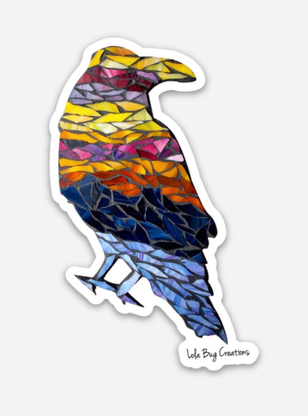 Solstice Studious Raven Vinyl Sticker - Etsy
