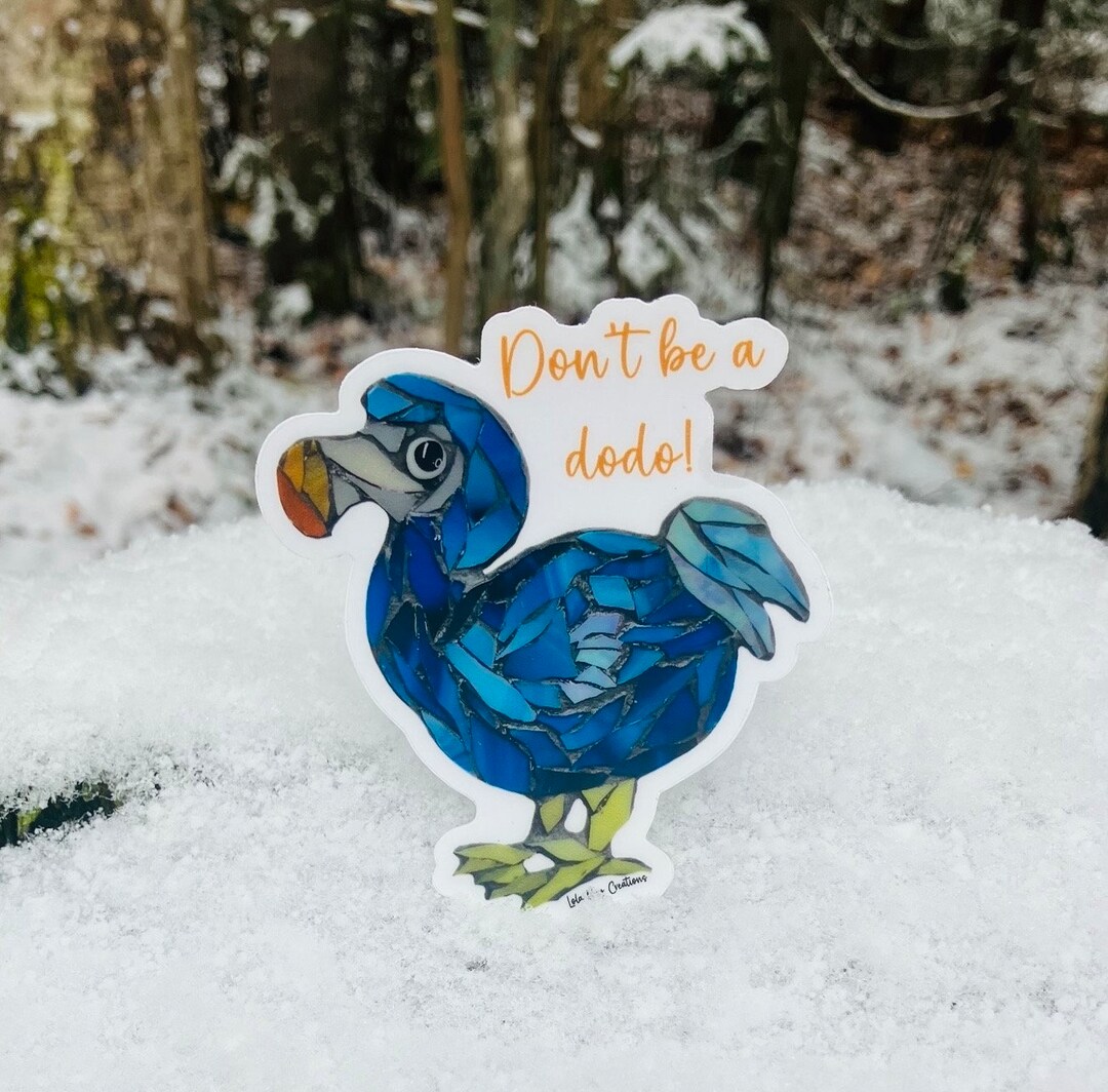 Dodo Bird Silly Vinyl Sticker - Etsy