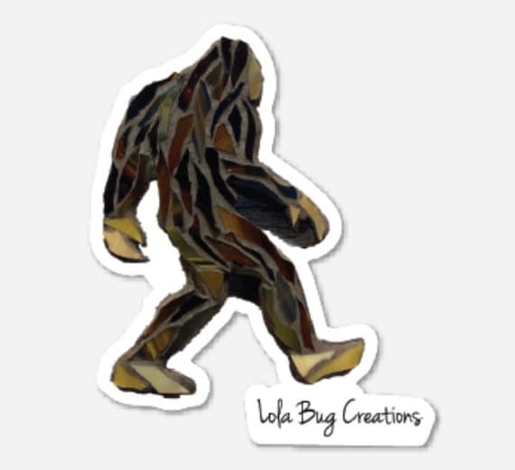 Sasquatch Vinyl Sticker - Etsy