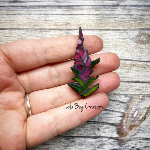 Fireweed Flower Glass Mosaic - Etsy