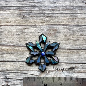 Mini Snowflake -glass Mosaic Magnet - Etsy