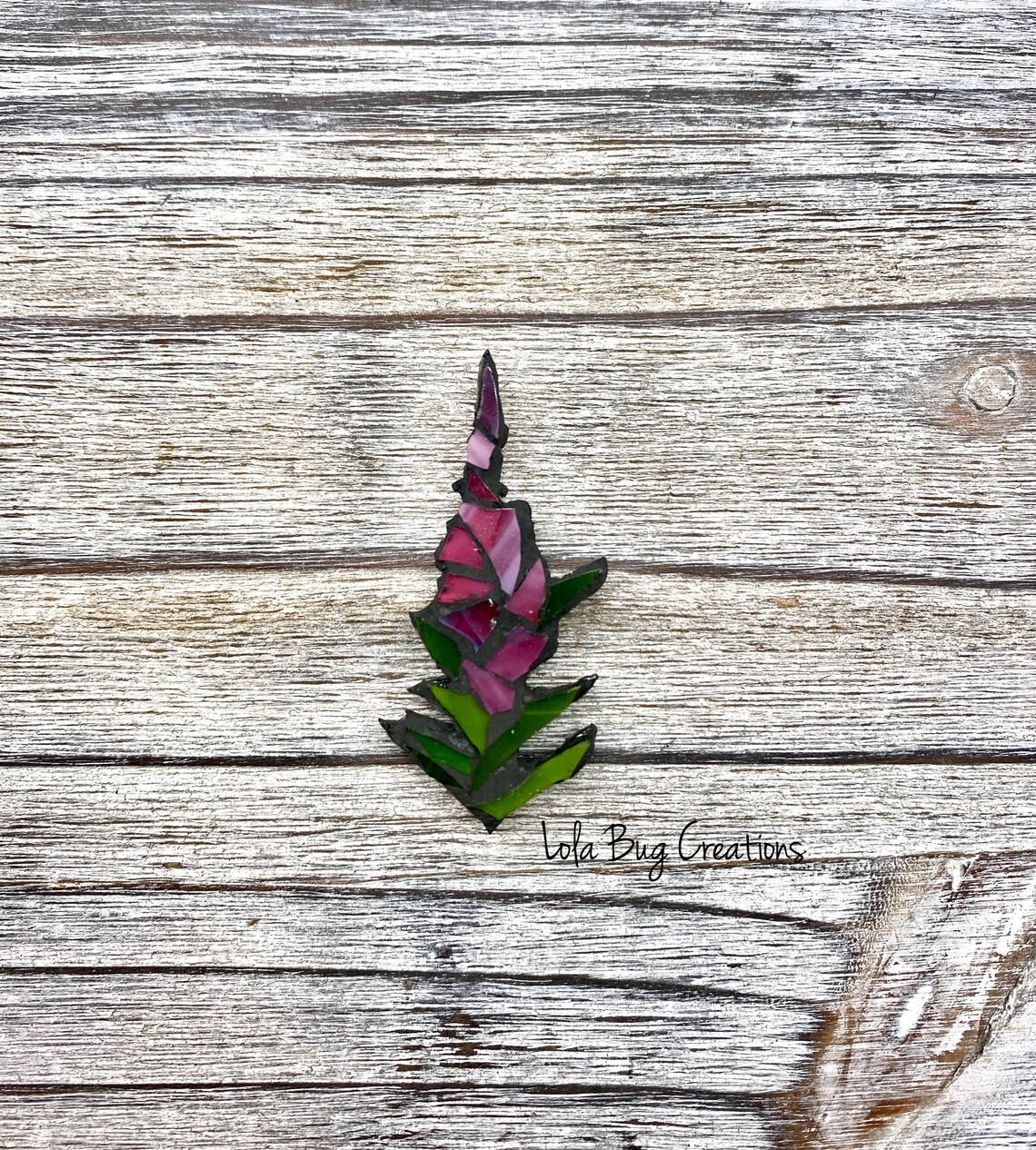 Mini Fireweed glass Mosaic Magnet | Etsy