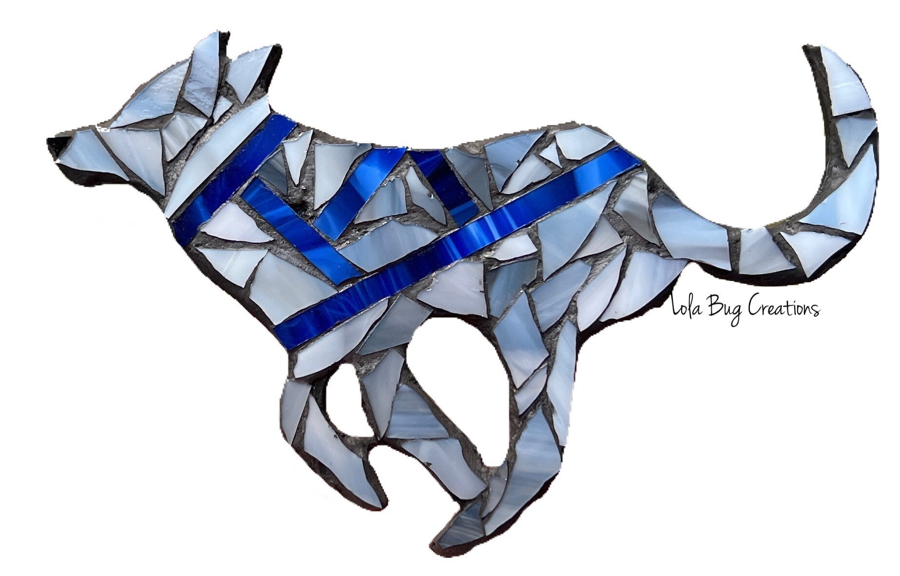 Running Husky Mosaic Kit DIY - Etsy