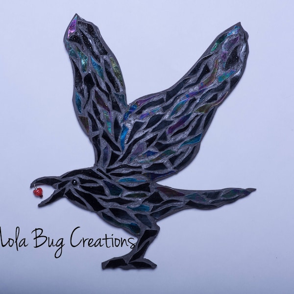 Flying Raven - Etsy