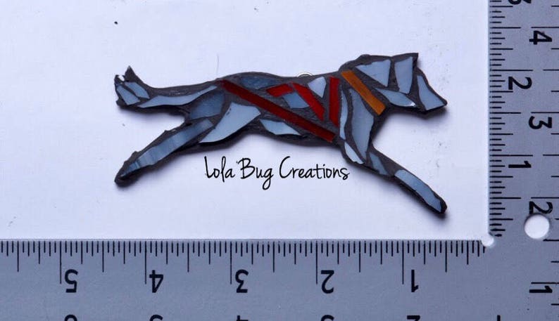 Husky glass Mosaic Art | Etsy