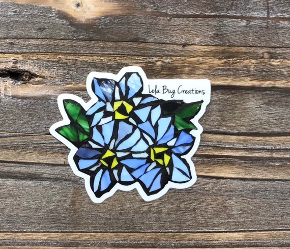 Forget-Me-Not Vinyl Sticker | Etsy