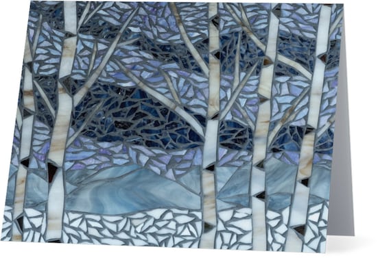 Birch Tree Card | Etsy