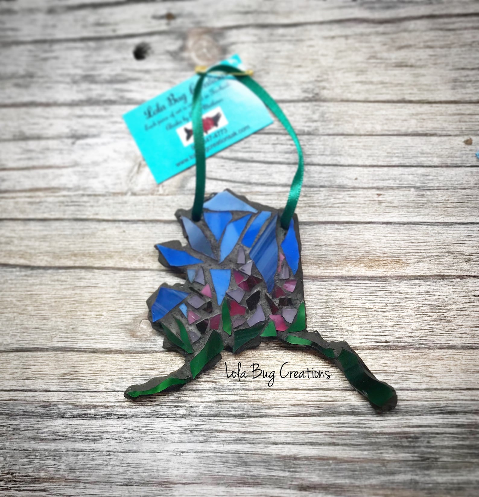 Fireweed Alaska Glass Mosaic - Etsy