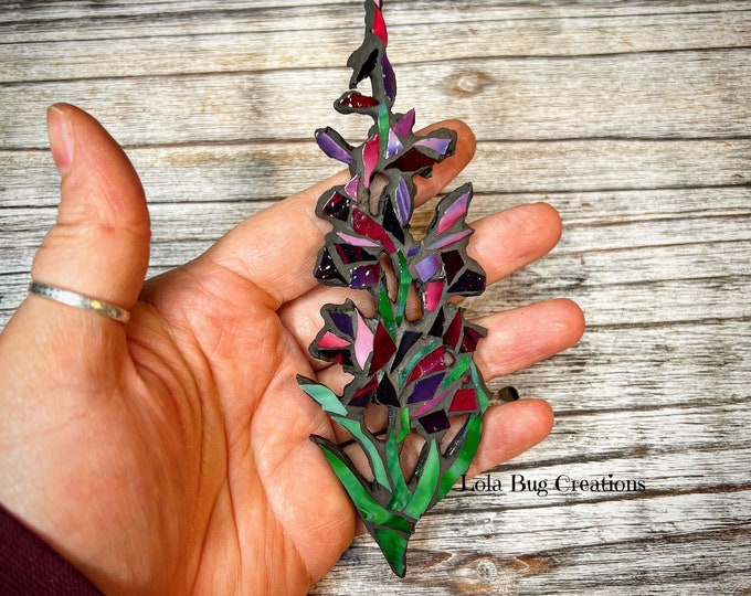 Fireweed Flower Glass Mosaic - Etsy