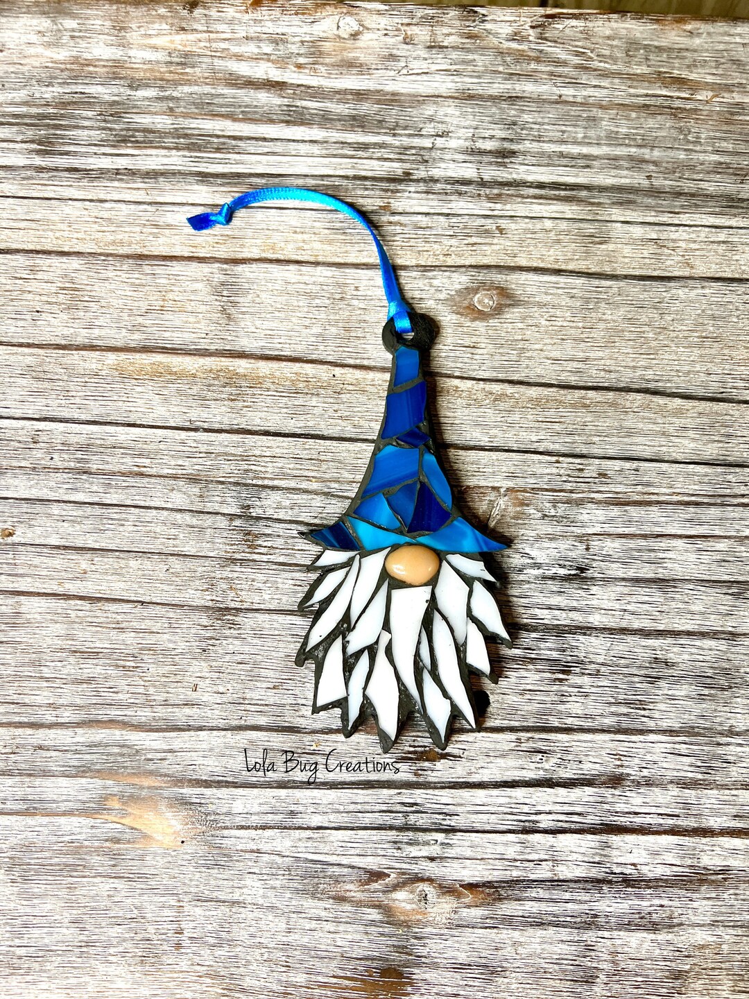 Gnome Head Glass Mosaic - Etsy