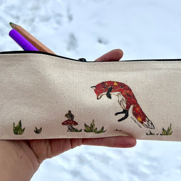 Fox Pencil Case - Etsy