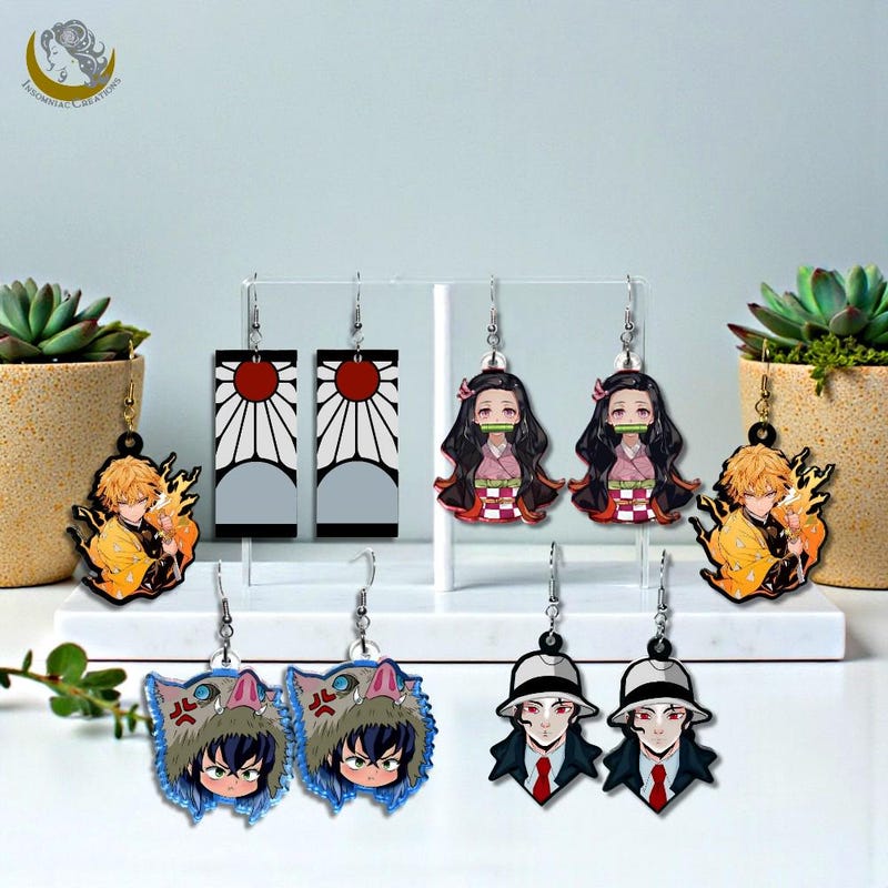 Anime Earrings - Etsy