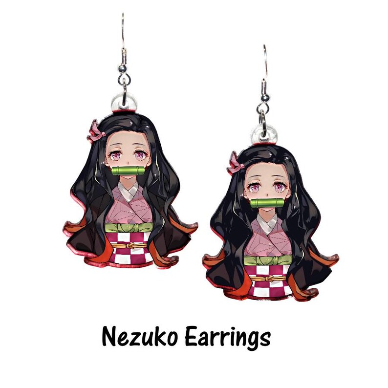 Anime Demon Slayer Earrings - Etsy