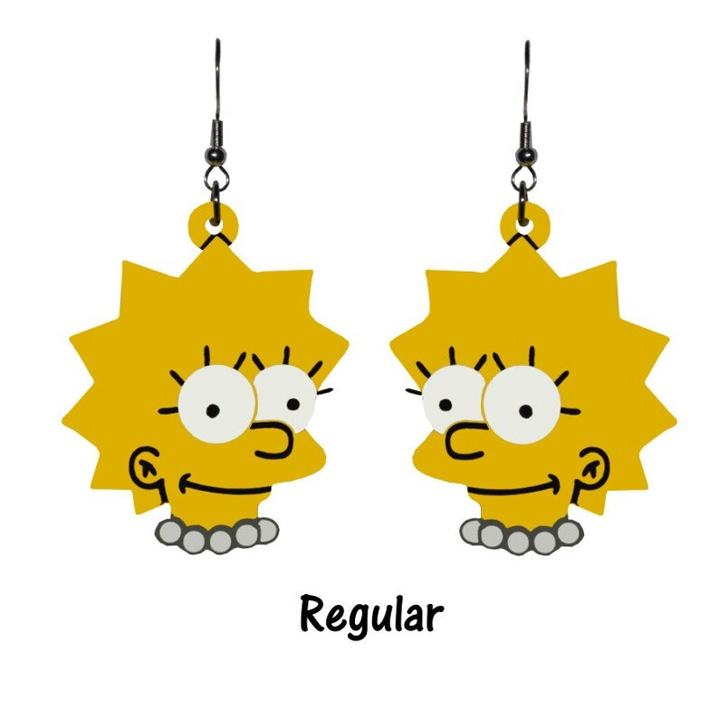 Simpson Earrings - Springfield - Etsy