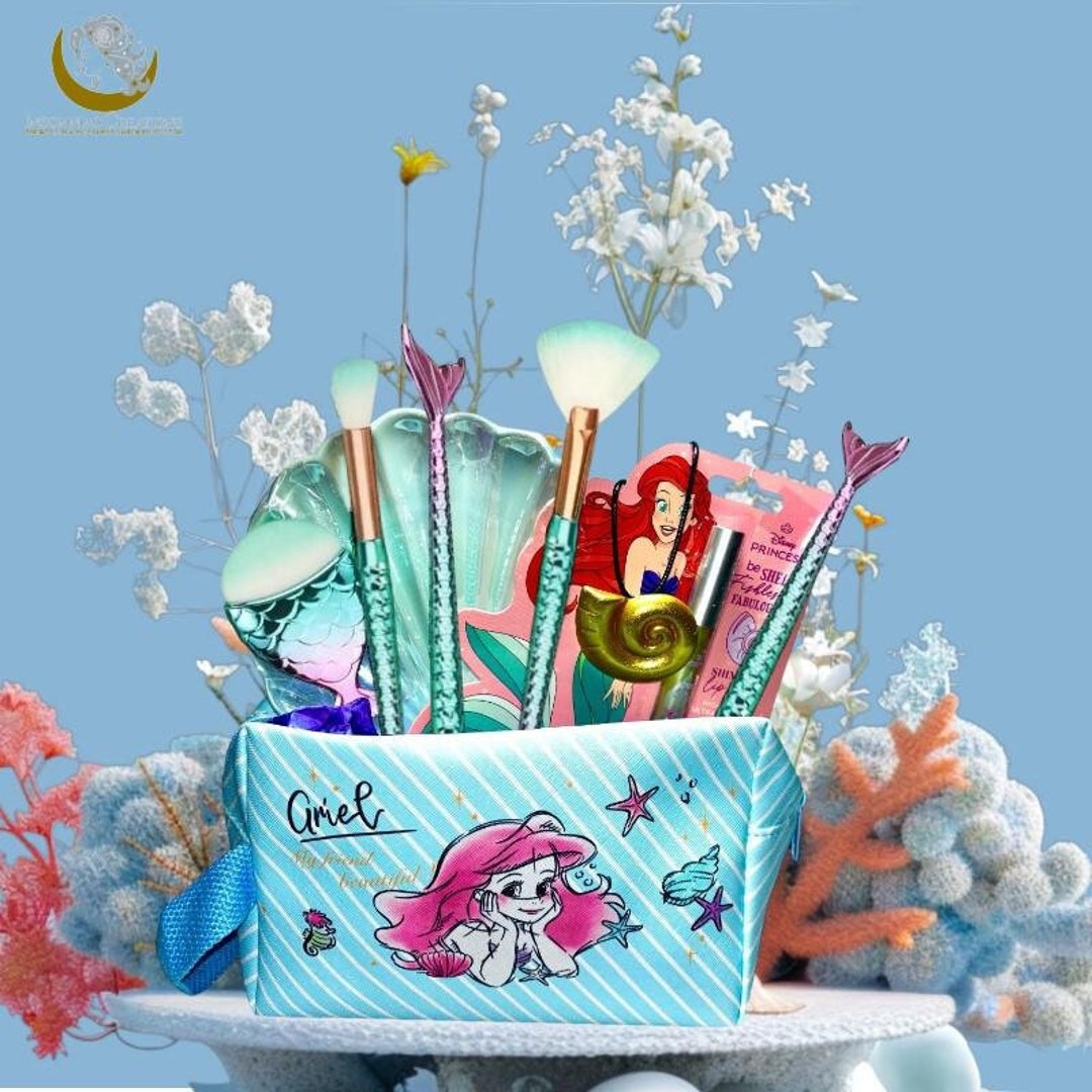Ariel Mermaid Makeup Kit Little Mermaid Makeup Brushes - Etsy