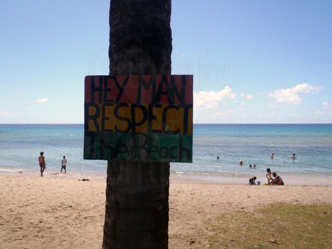 Respect the Beach - St. Croix, US Virgin Islands -- Choose Your Size - Etsy