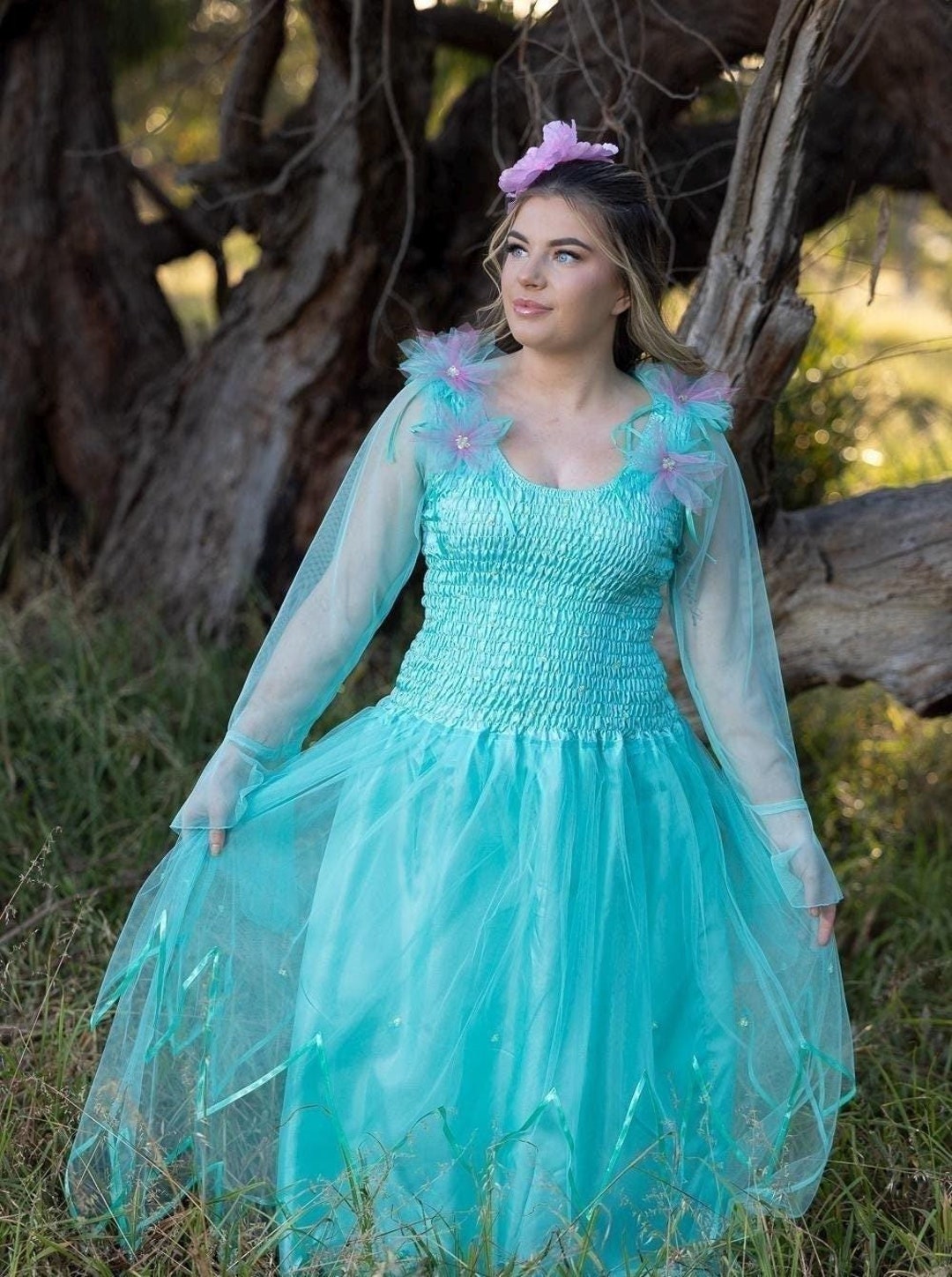 Women's Halloween Renaissance Fairy Midsummer Masquerade Cosplay ...