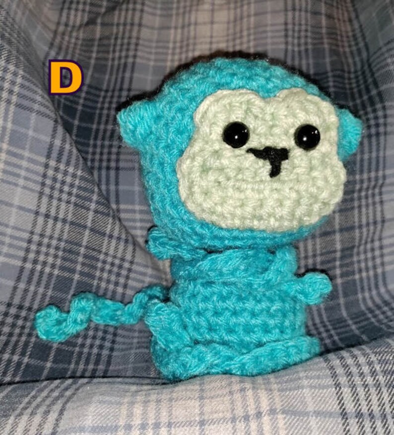 Crocheted Monkey Toy: Amigurumi 'judgmental' Monkey - Etsy