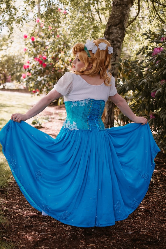 Thumbelina Blue Dress
