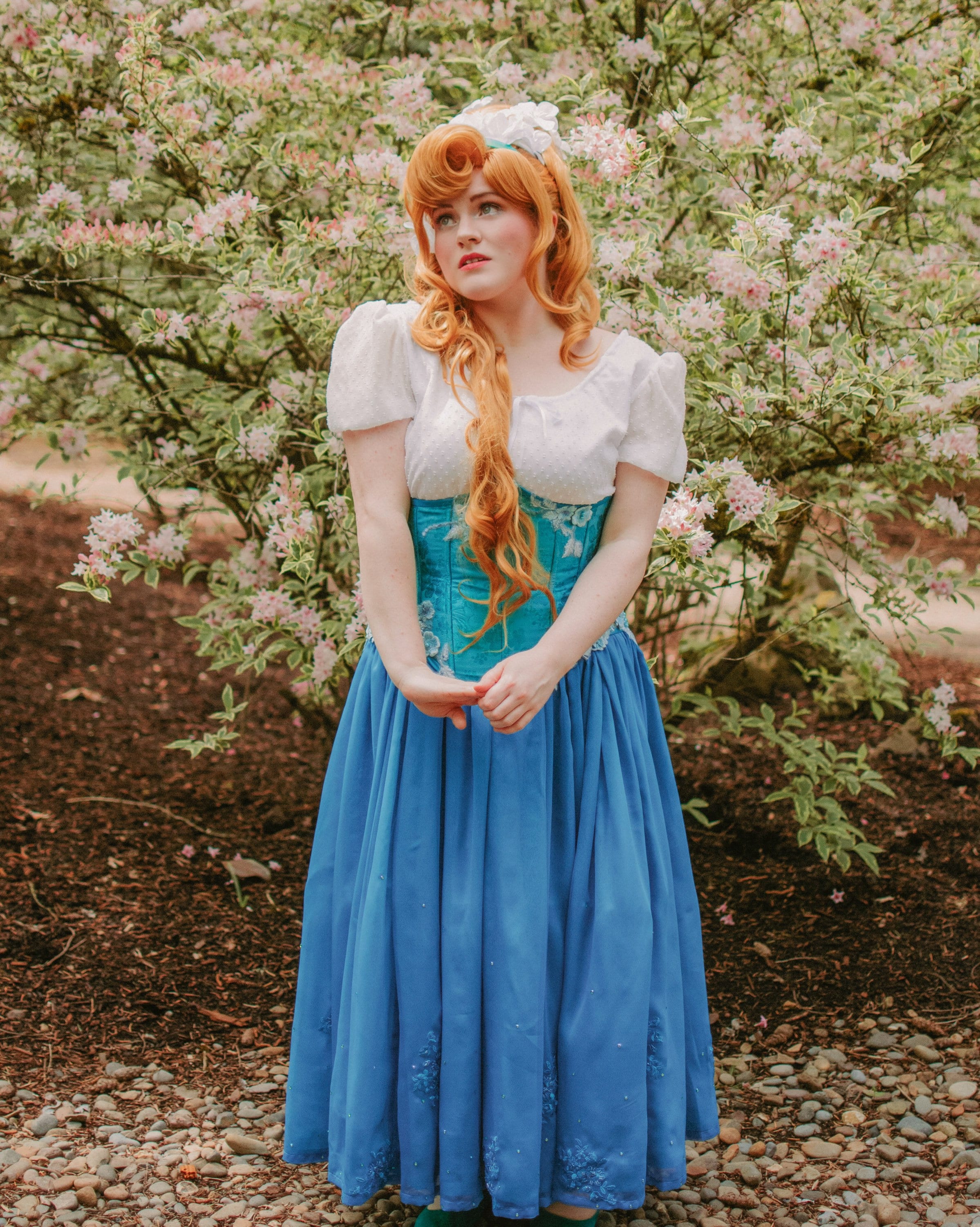 Thumbelina Blue Dress