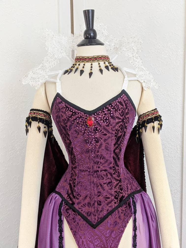 SAMPLE SALE Evil Queen Costume Cosplay Corset Adult | Etsy
