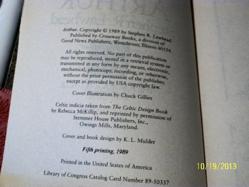 ARTHUR Vintage 1989 Book Three of the Pendragon Cycle by Stephen R ...