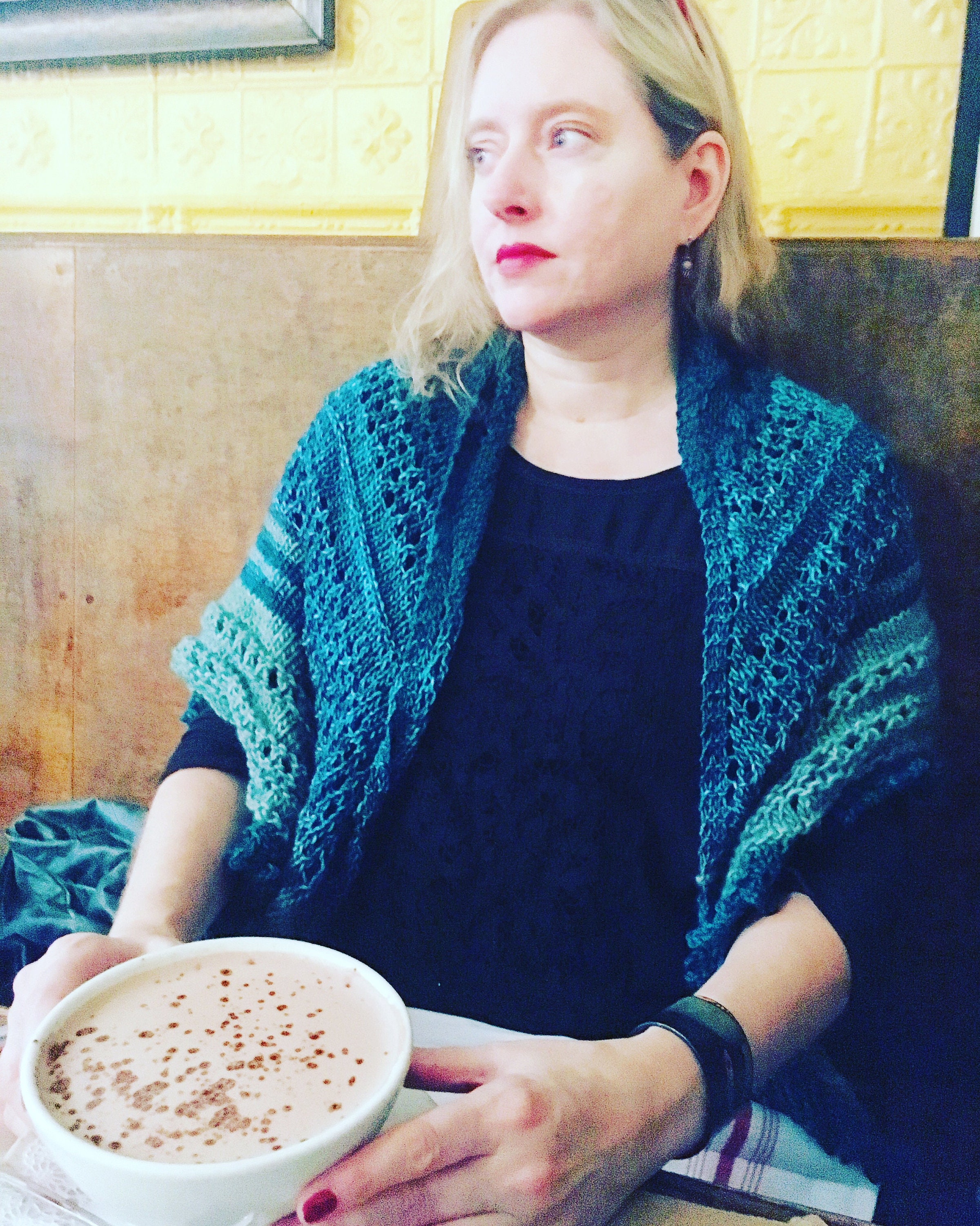 Knitting Pattern: Instant Download PDF. *chelsea Girl Shawl* Knitting ...