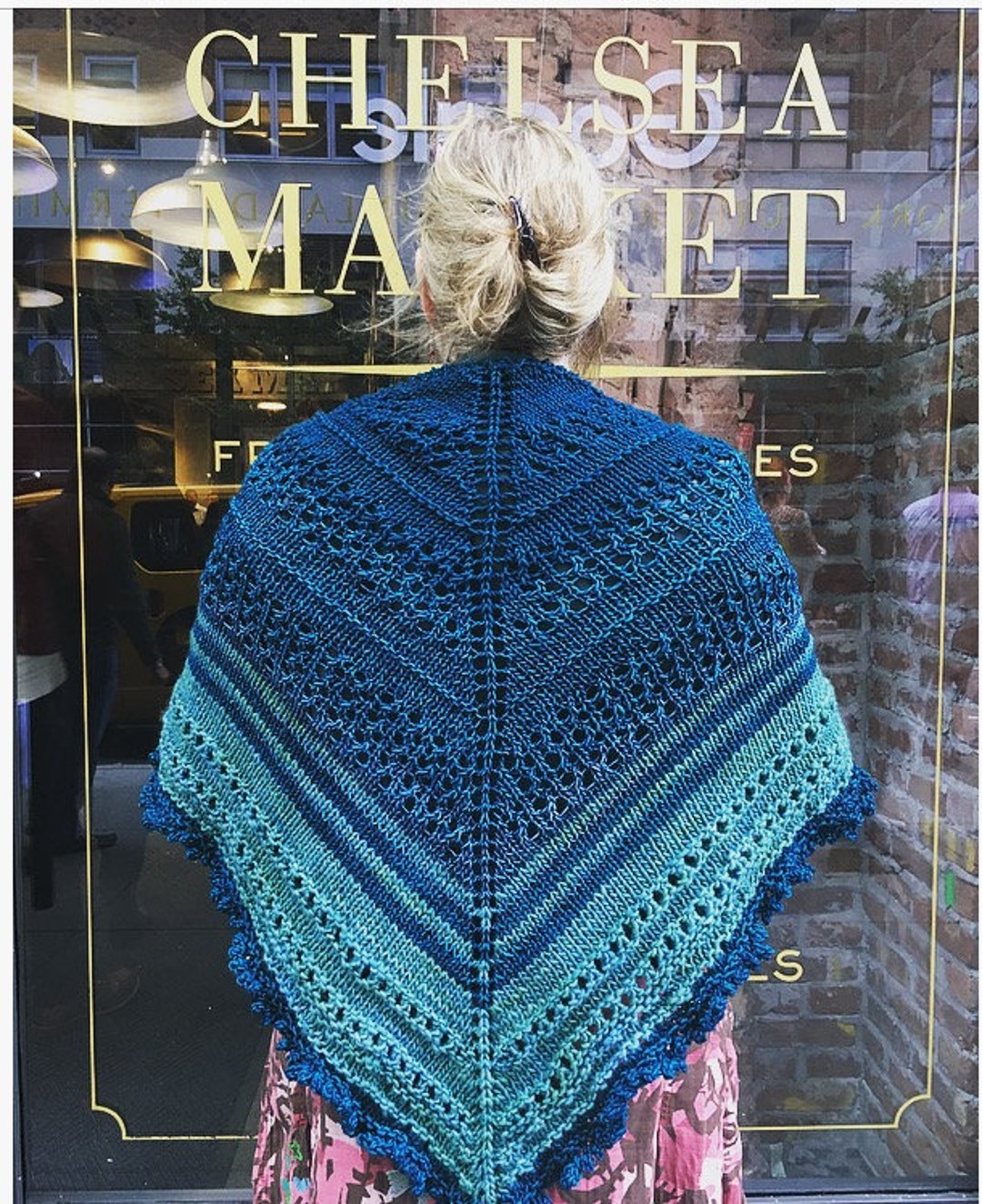 Knitting Pattern: Instant Download PDF. *chelsea Girl Shawl* Knitting ...
