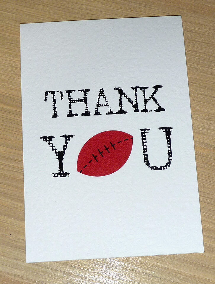 Thank You Coach Card Team Manager Sports Cricket Soccer | Etsy Australia