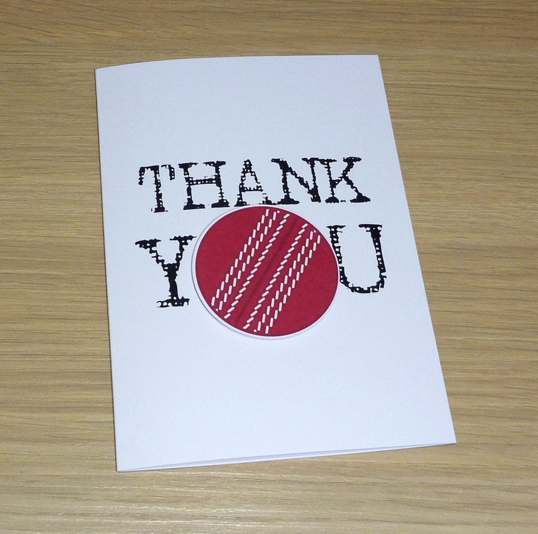 Thank You Coach Card Team Manager Sports Cricket Soccer Football ...