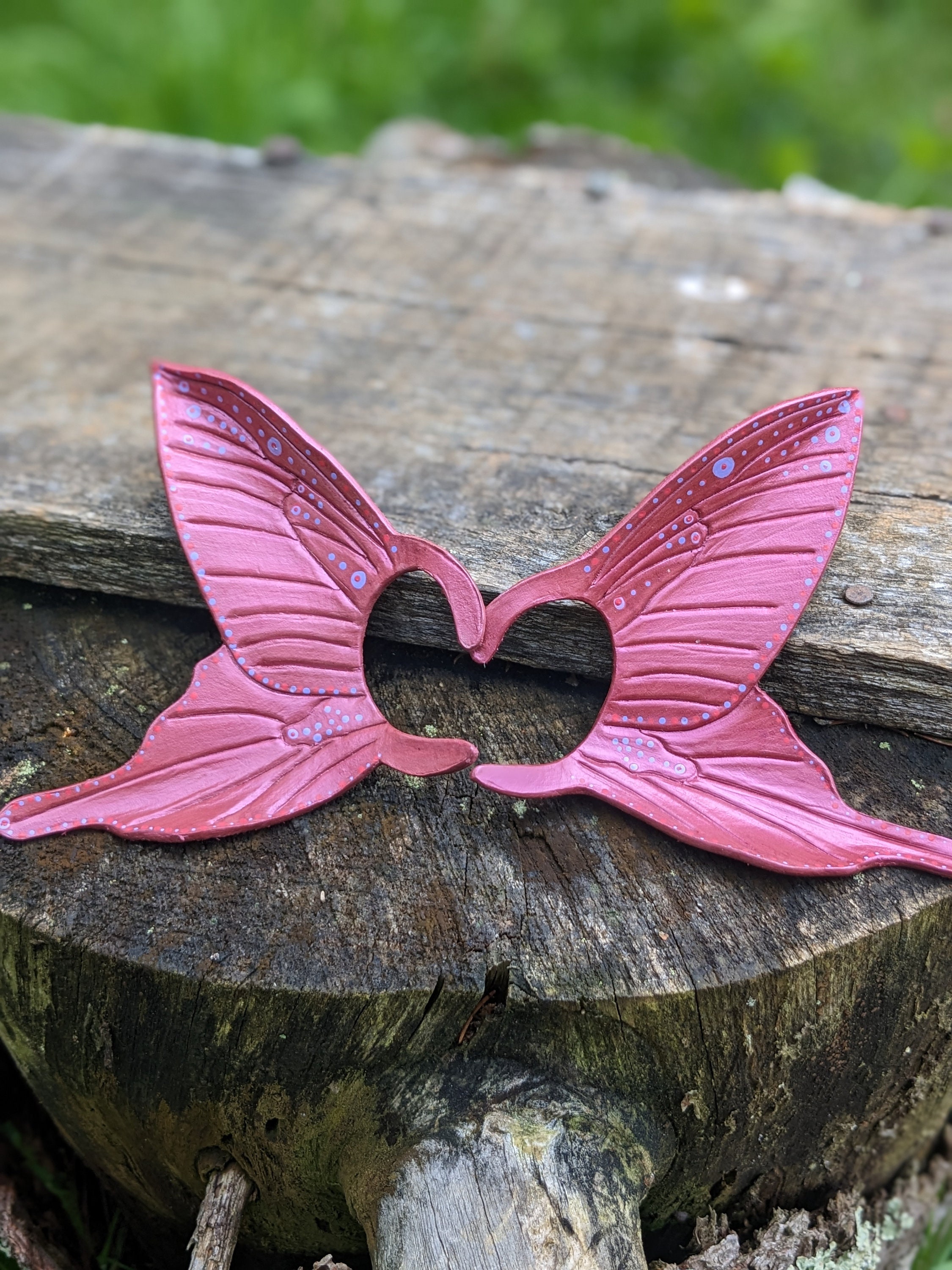 Beautiful Pink Butterfly Wings