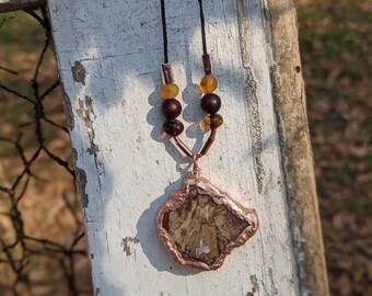 Wood Slice Necklace | Etsy