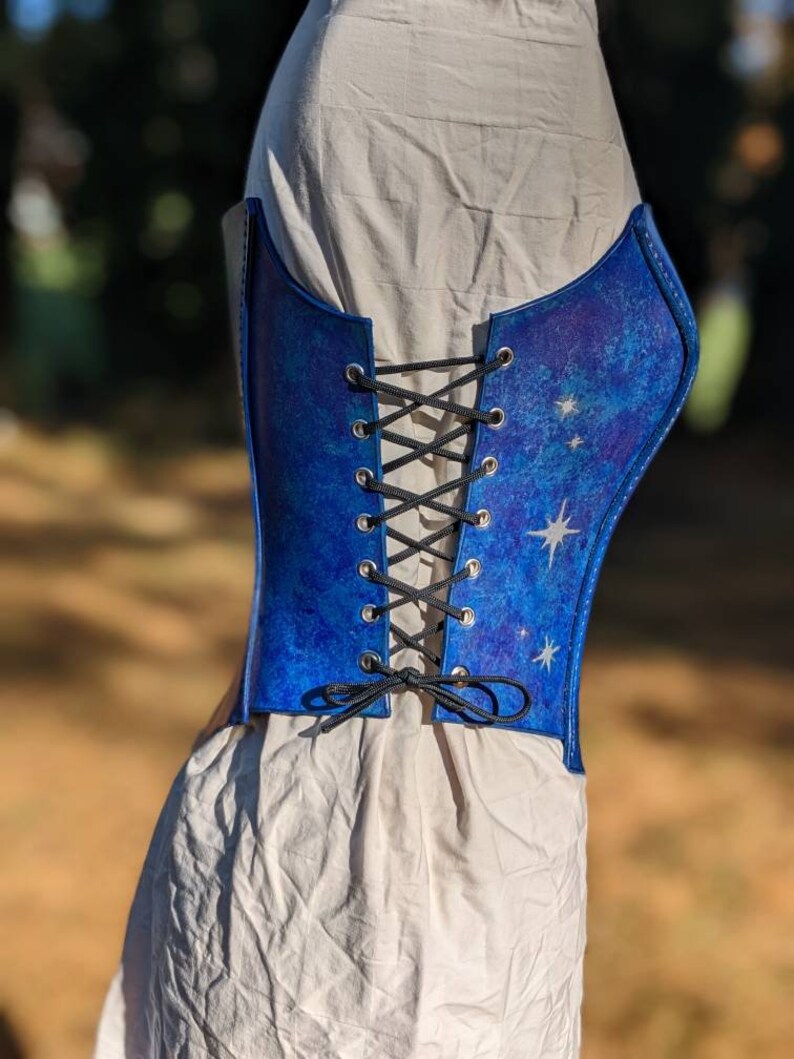 Leather Bodice Female Armor Chestplate Corset Overbust - Etsy