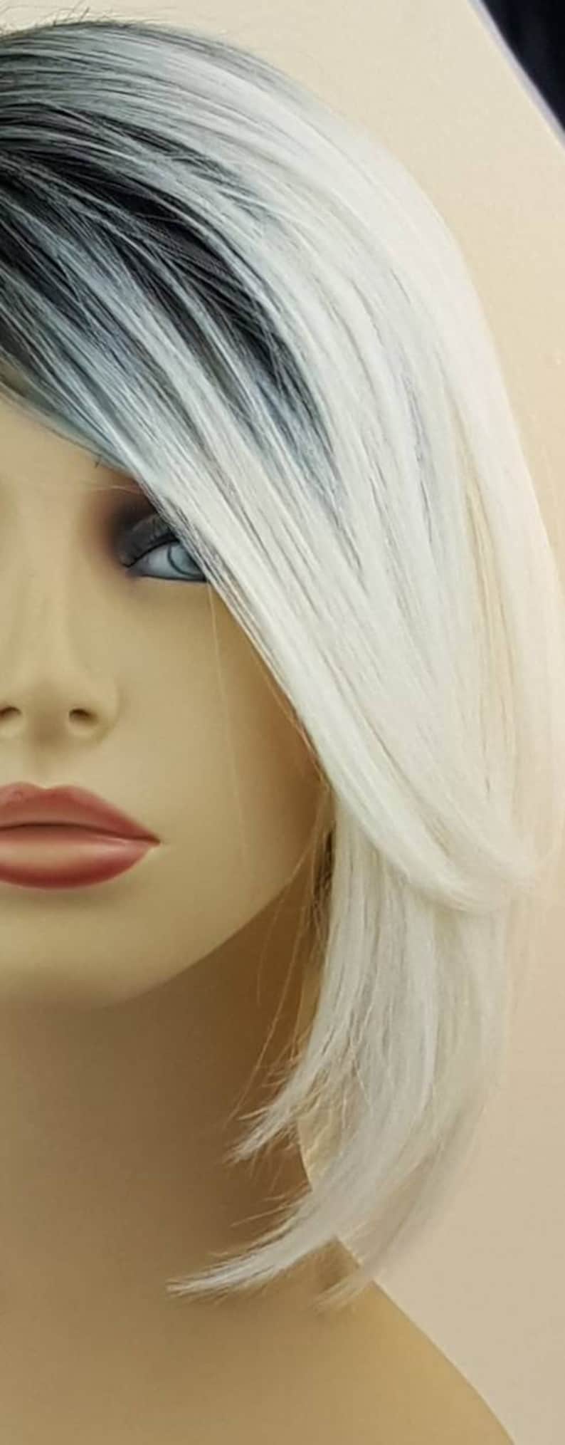 Ombre Blonde Bob Wig Short Blonde Ombre Wig Blonde Bob With - Etsy