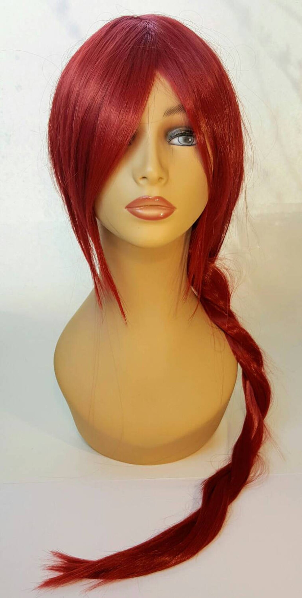 Long Red Wig Red Wig Long Red Wig With Layers Long Red Wig | Etsy
