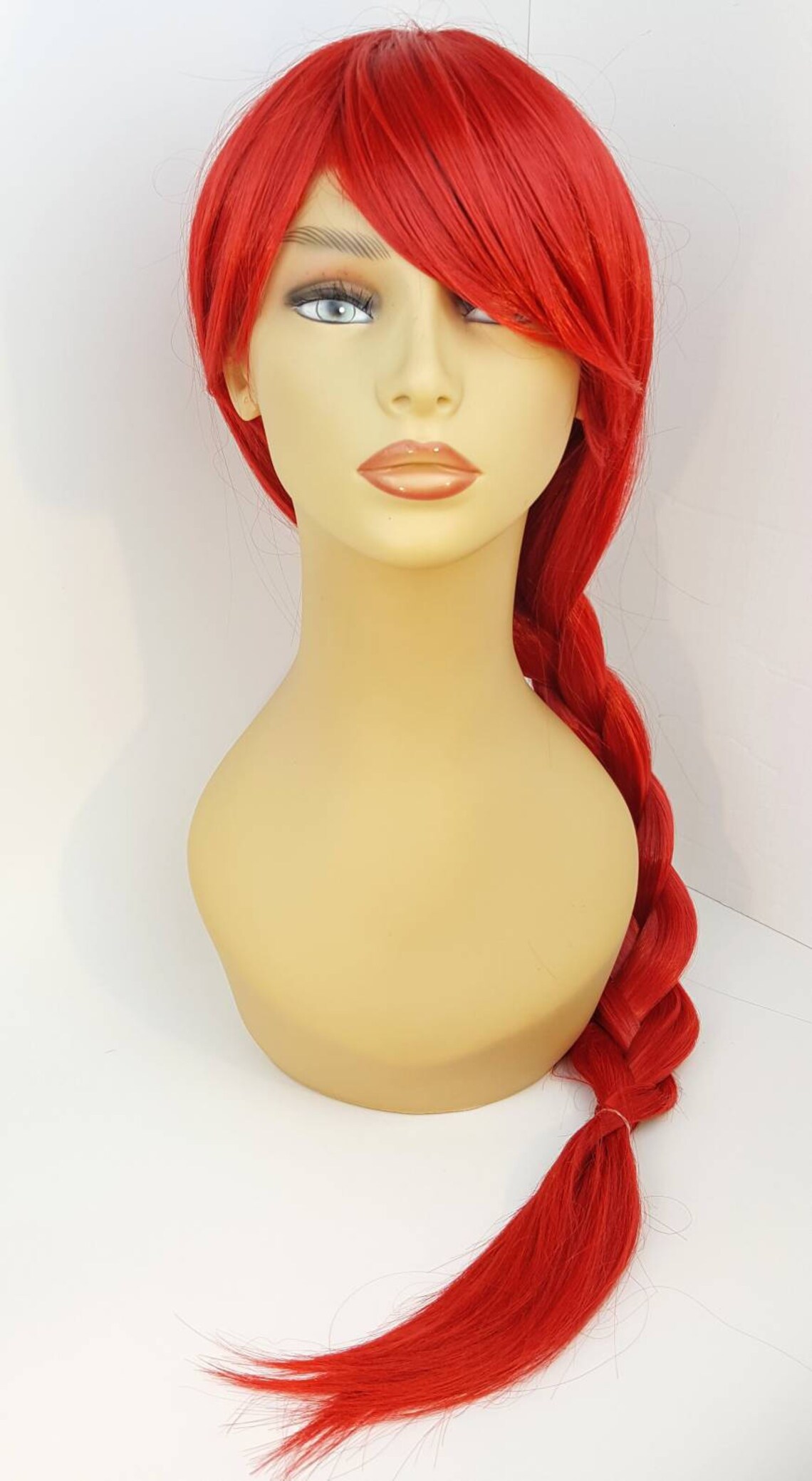 Long Red Wig X-tra Long Red Wig Long Red Straight Wig Long | Etsy