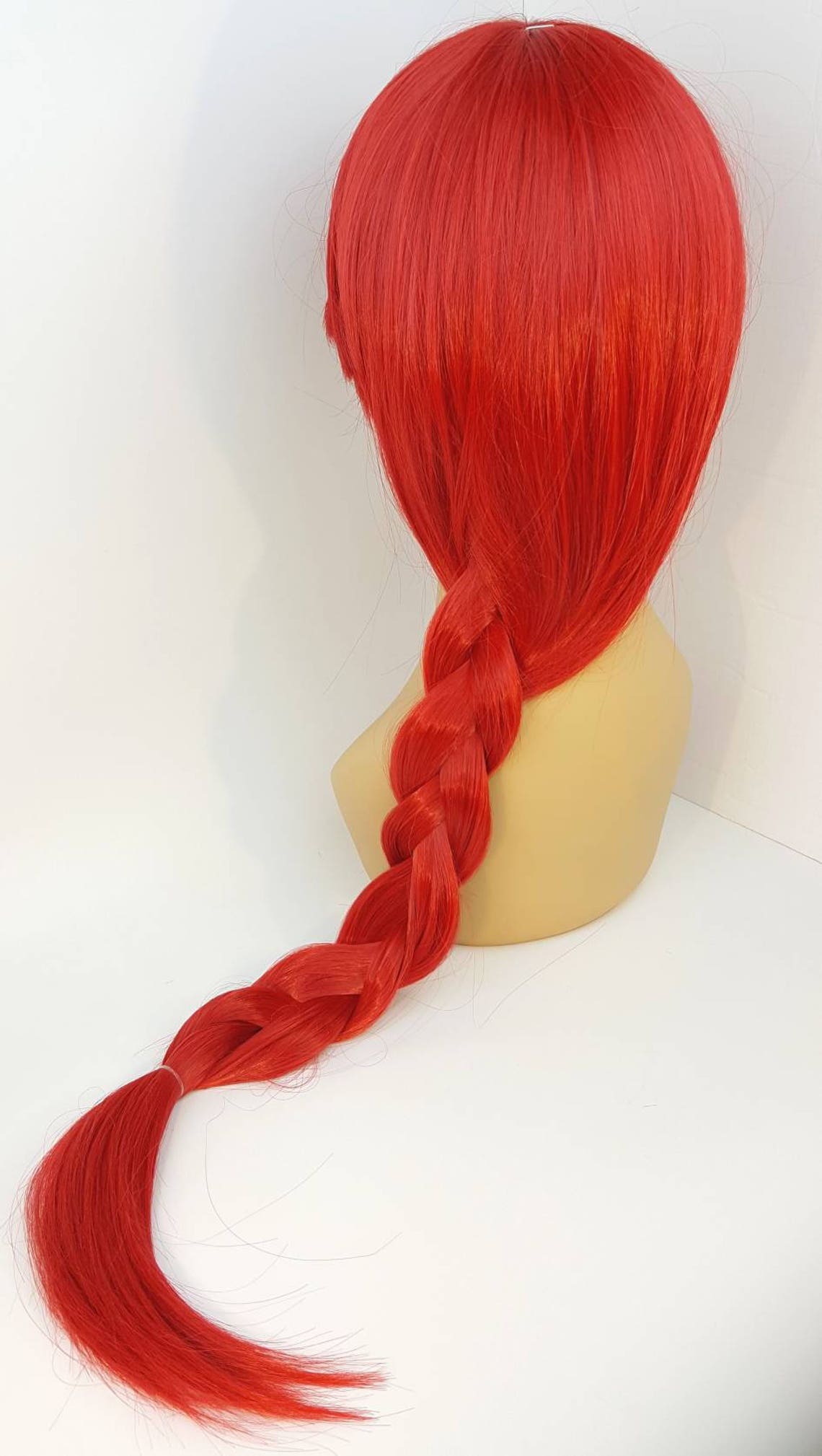Long Red Wig X-tra Long Red Wig Long Red Straight Wig Long | Etsy