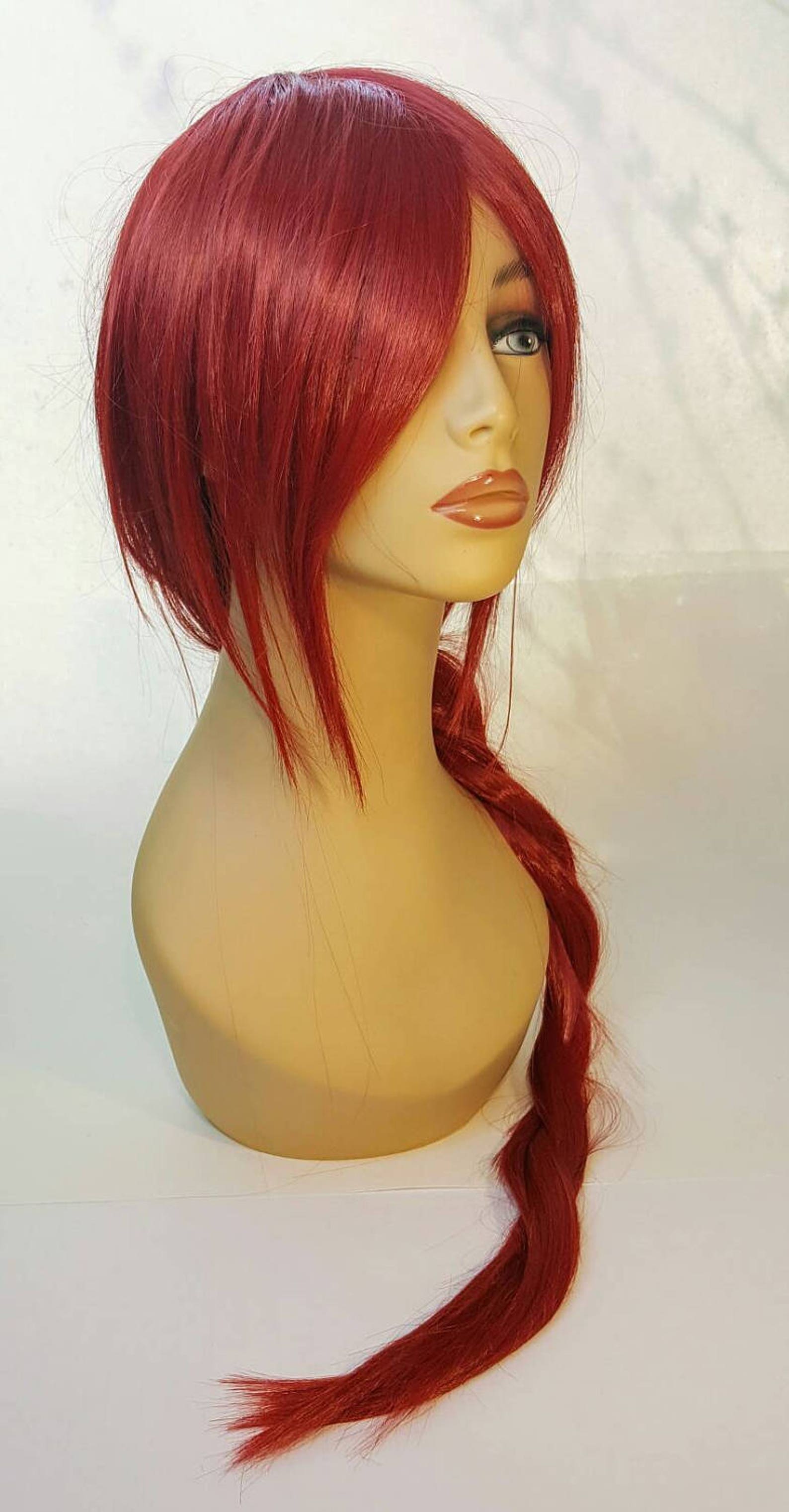 Long Red Wig Red Wig Long Red Wig With Layers Long Red Wig | Etsy