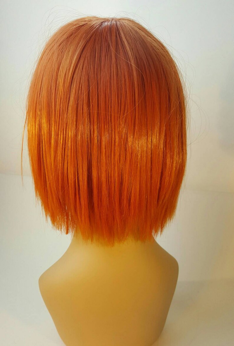 Short Orange Wig Red Wig Orange Wig Bob Wig Short Orange - Etsy